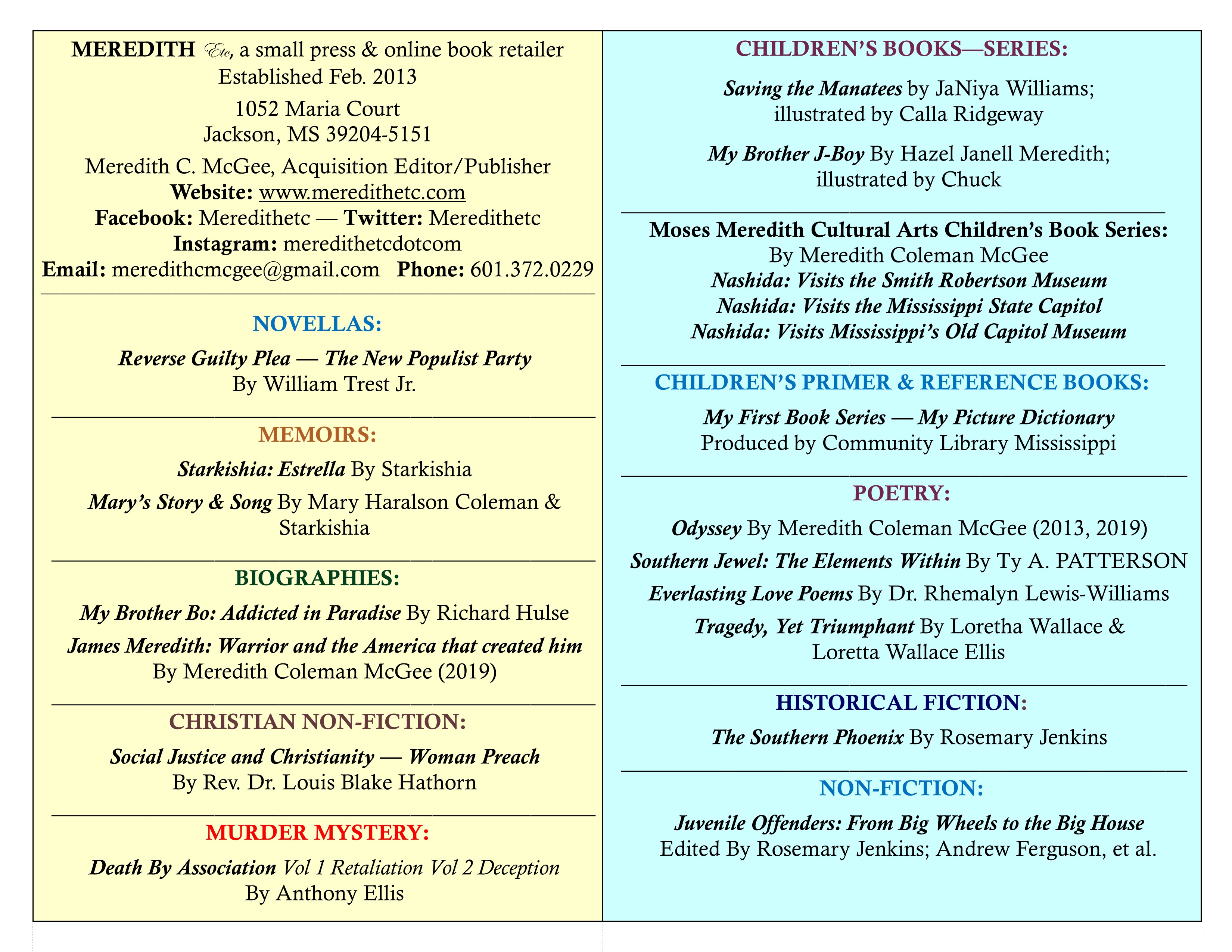 Meredith Coleman McGee | Meredith Etc