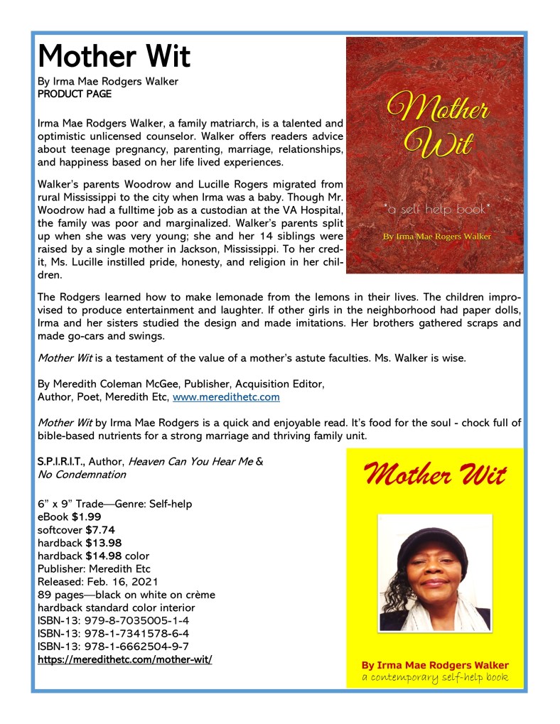 Mother Wit | Meredith Etc