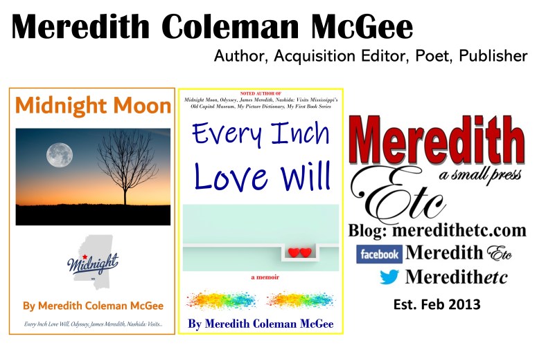 Every Inch Love Will, a memoir, 5 star reviews | Meredith Etc